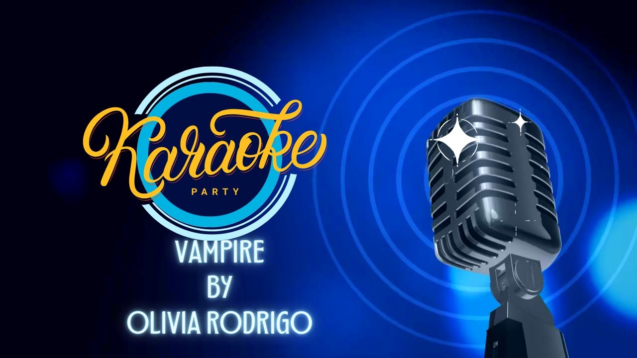 Vampire - Olivia Rodrigo (Karaoke HQ) - YouTube