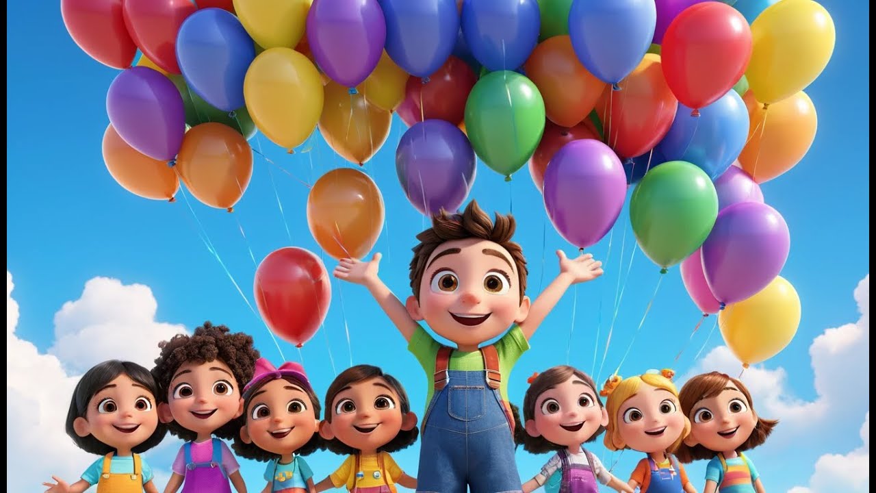 Count the Balloons – 1 to 20 Song | Fun Counting Nursery Rhyme | Learn ...