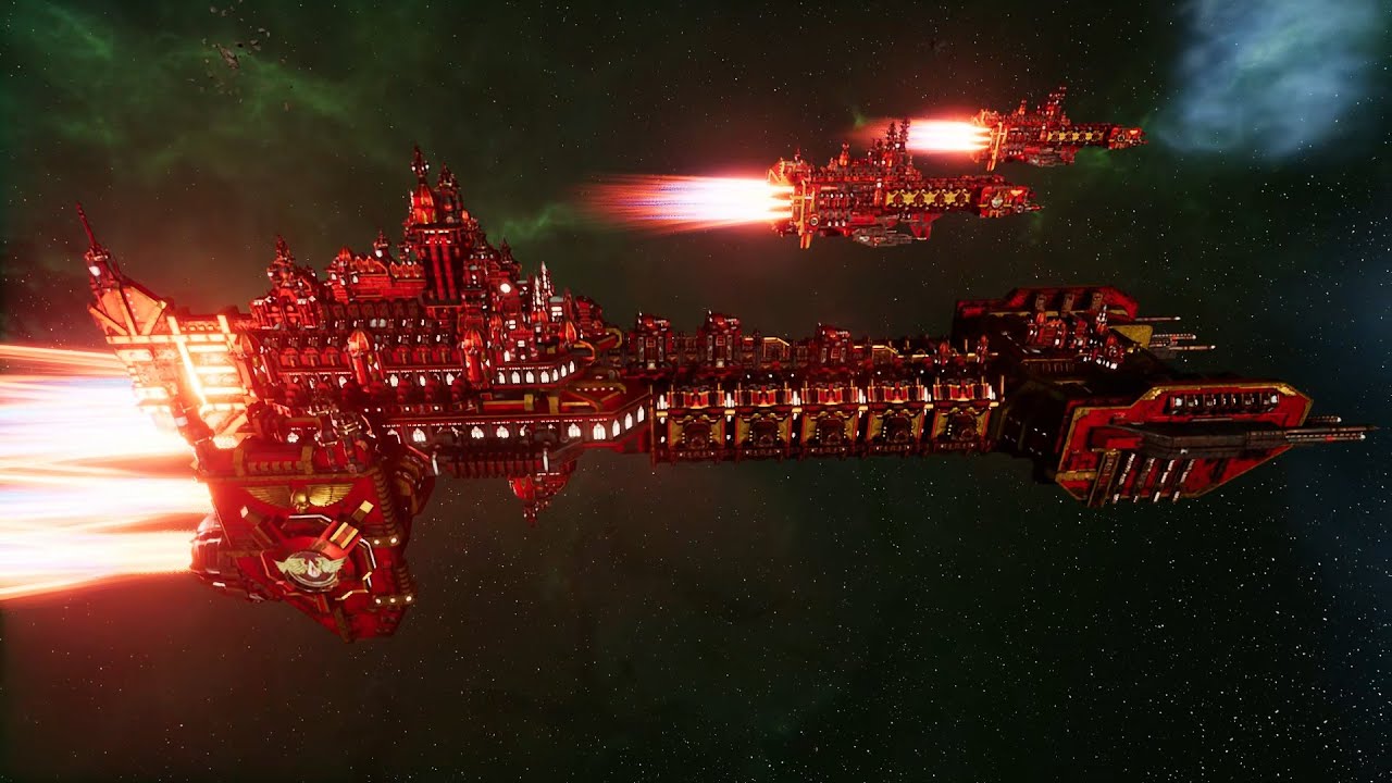 Blood Angels vs Tyranids - Classic Battle - Battlefleet Gothic Armada 2 ...