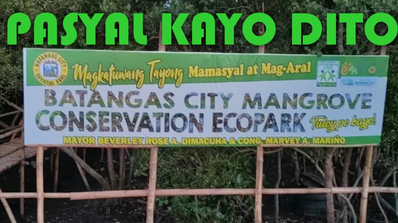 NAKAKAMANGHA || BATANGAS CITY MANGROVE ECO PARK - YouTube