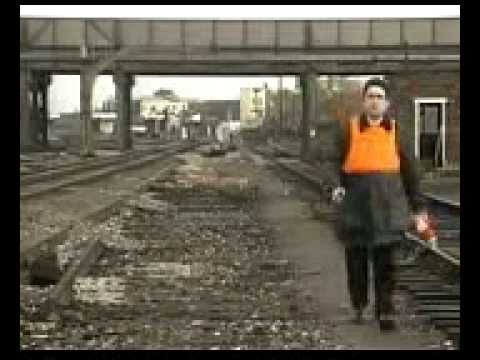 British Rail - Flagging an Automatic Signal - YouTube