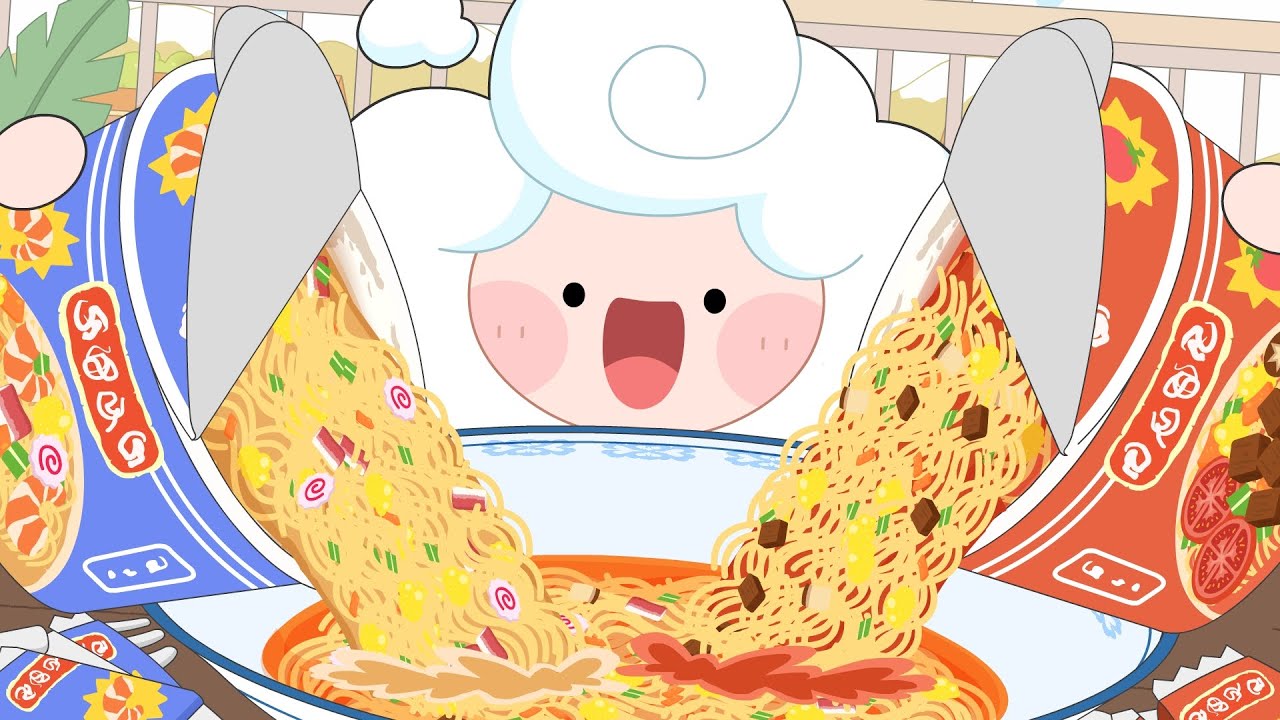 I really like eating instant noodles/Yoki mukbang/Yoki Boki - YouTube