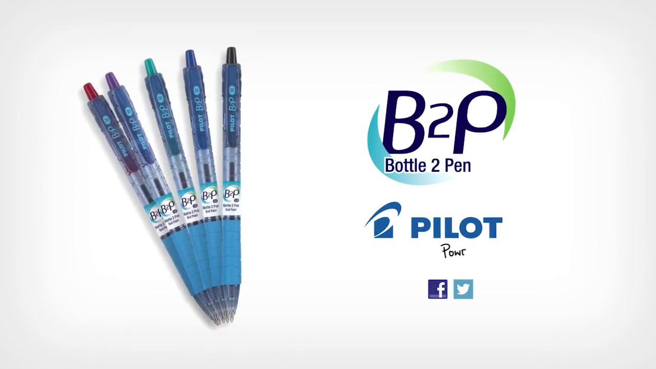 Pilot Pen B2P - Bottle to Pen - YouTube