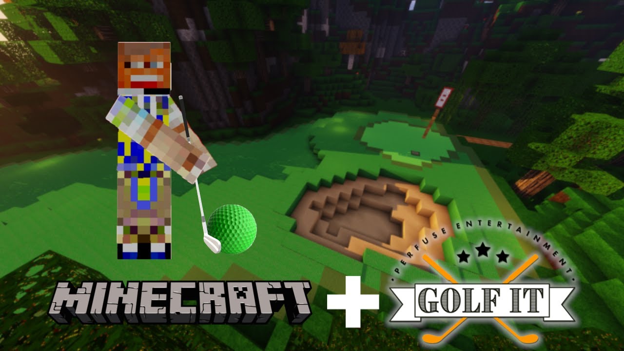 GOLF IT + MINECRAFT = MADNESS (Crazy Update) - YouTube