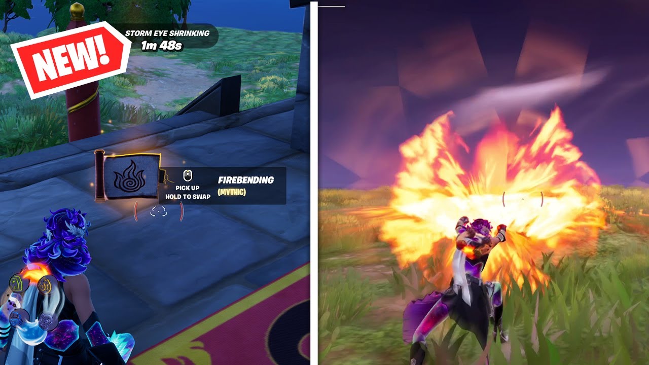 How to get Mythic Firebending in Fortnite Chapter 5 Season 2 - YouTube