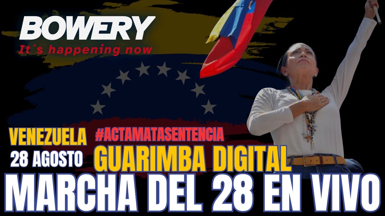 EN DIRECTO - MARCHA 28 AGOSTO EN VIVO DESDE VENEZUELA - OEA - GUARIMBA ...