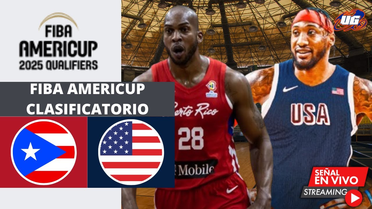 🔴 EN VIVO: PUERTO RICO VS ESTADOS UNIDOS (USA) 20 FEBRERO - FIBA ...