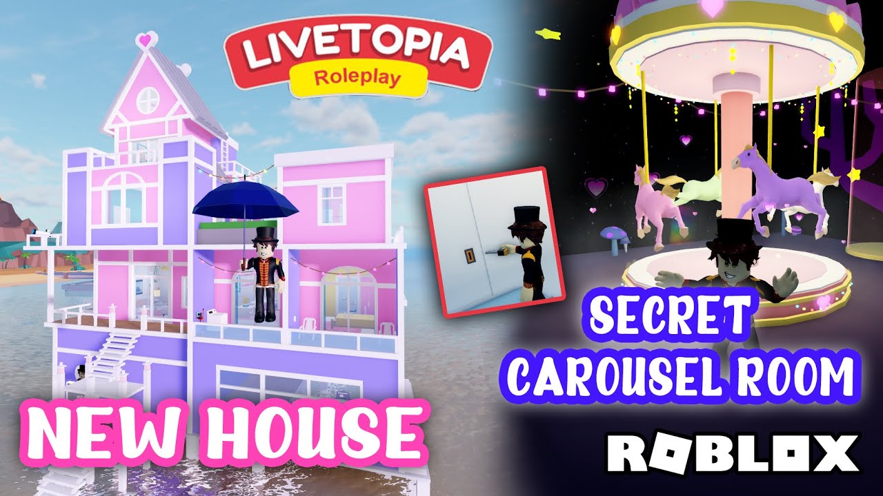 New House Tour and Secret Room - Livetopia Seaside Update | Roblox ...