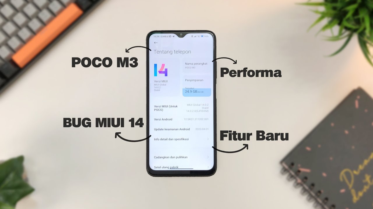 MIUI 14 POCO M3 : Fitur Baru, Performa & BUG - YouTube