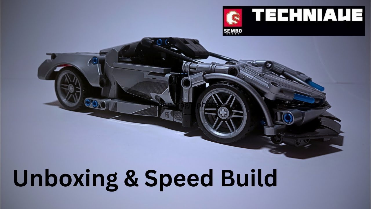 Unboxing & Speed Build Sportcar Sembo Block Technic 701055 (Lego ...
