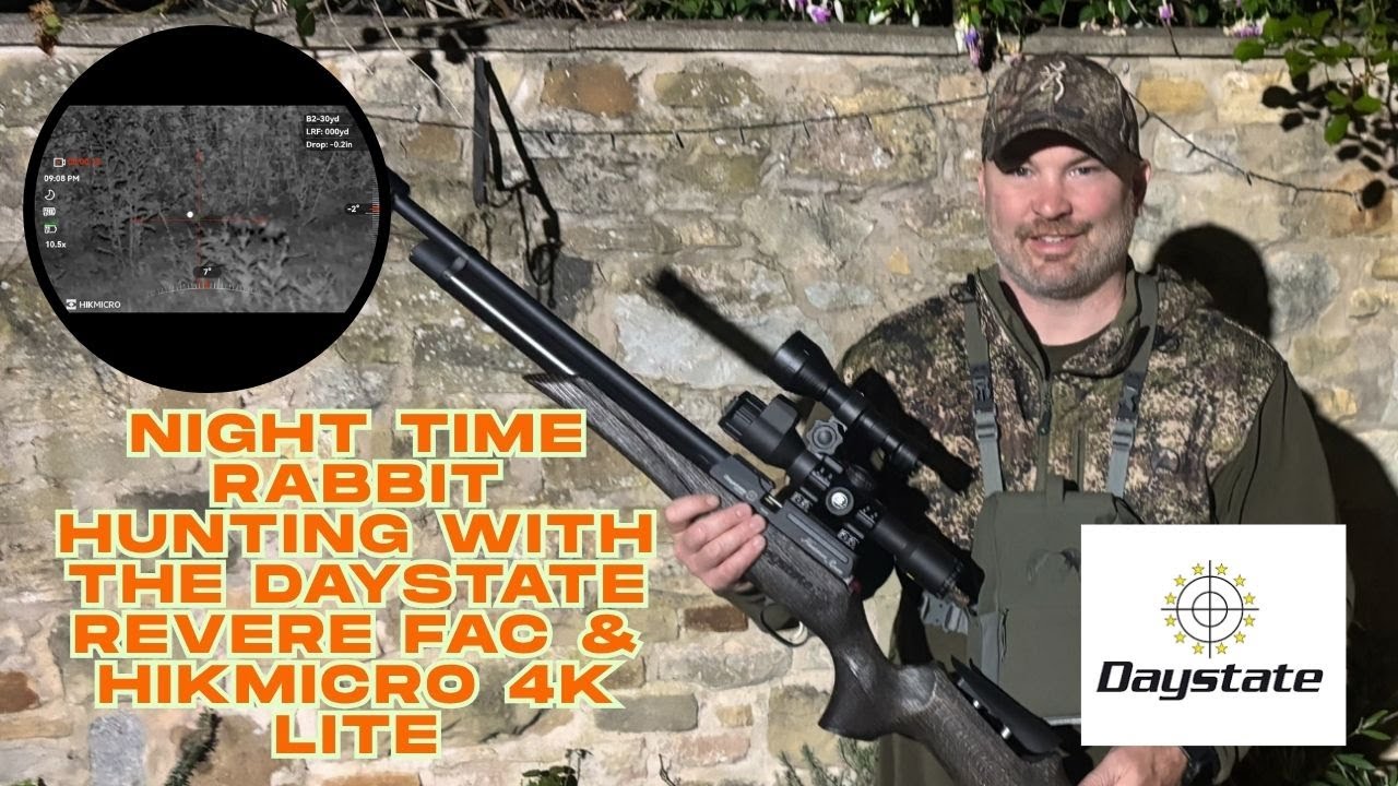 Epic Night-Time Rabbit Hunting with Airguns, Daystate Huntsman Revere ...