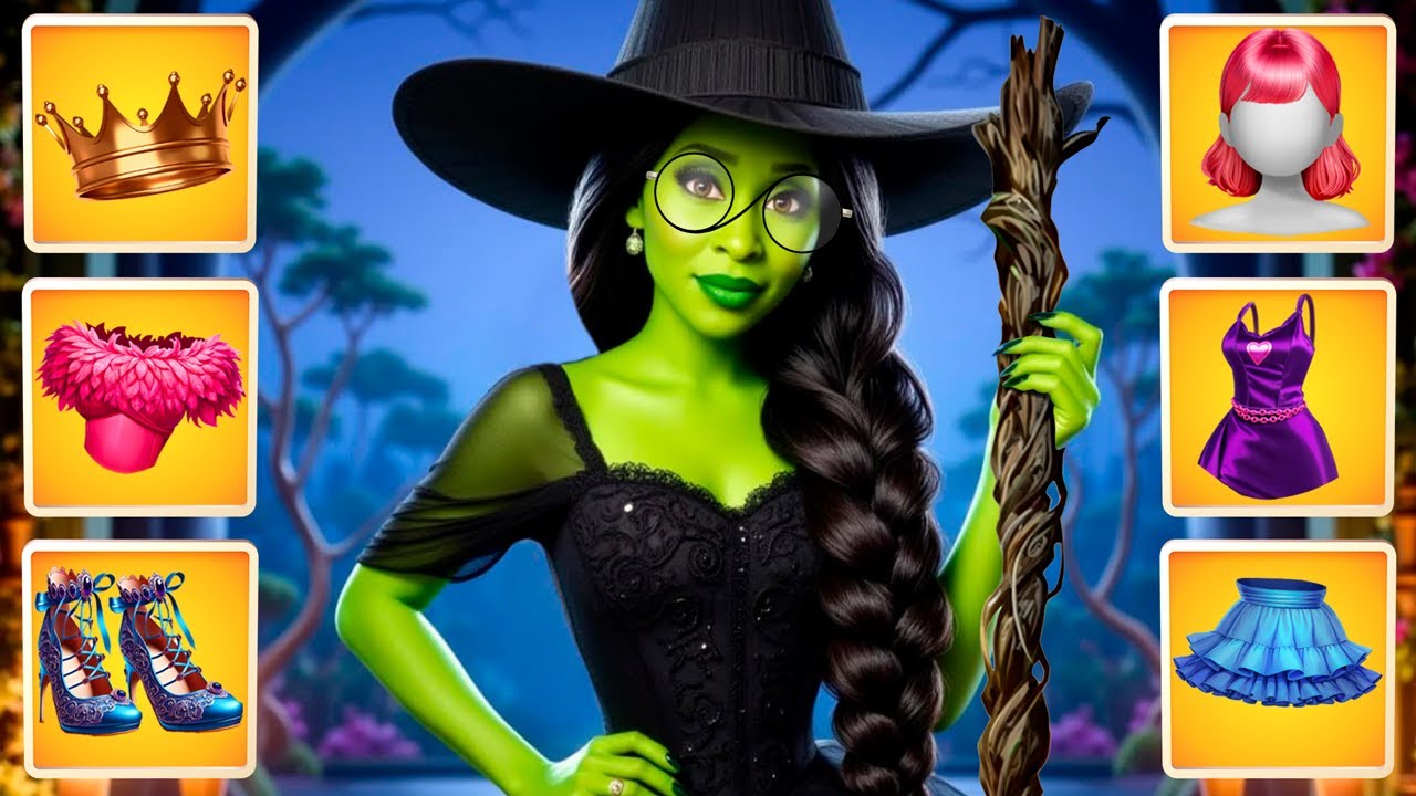 Wicked: Elphaba Glow Up Into Princess! How To Become Beautiful Princess ...