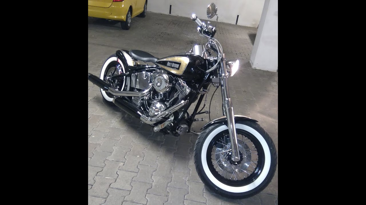 harley davidson softail deuce custom original Sound for sale - YouTube