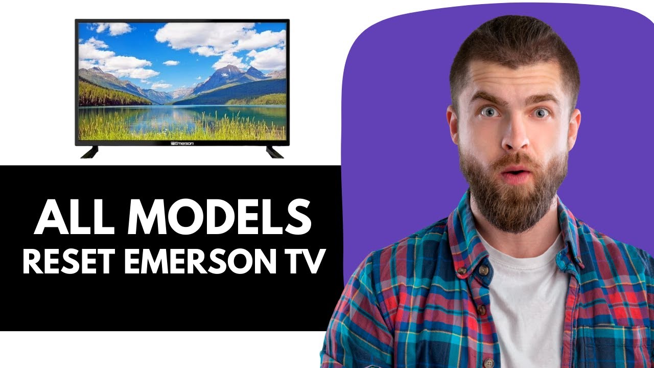 How To Reset Emerson TV With & Without Remote All Models - YouTube