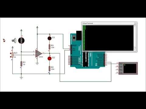 LDR based Alarm with LM358 and Arduino - YouTube
