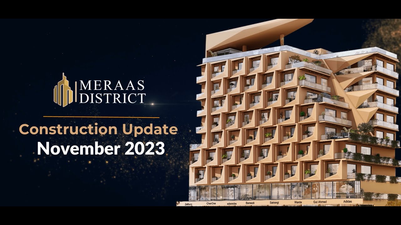 | Construction Update | MERAAS DISTRICT | November 2023 | Bahria Town ...