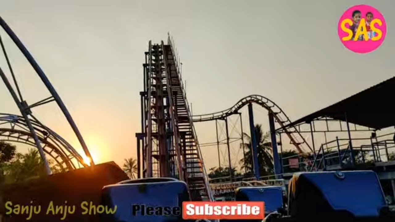 Kids Visiting MGM Dizzee World Amusement Park | Mgm Theme Park Chennai ...