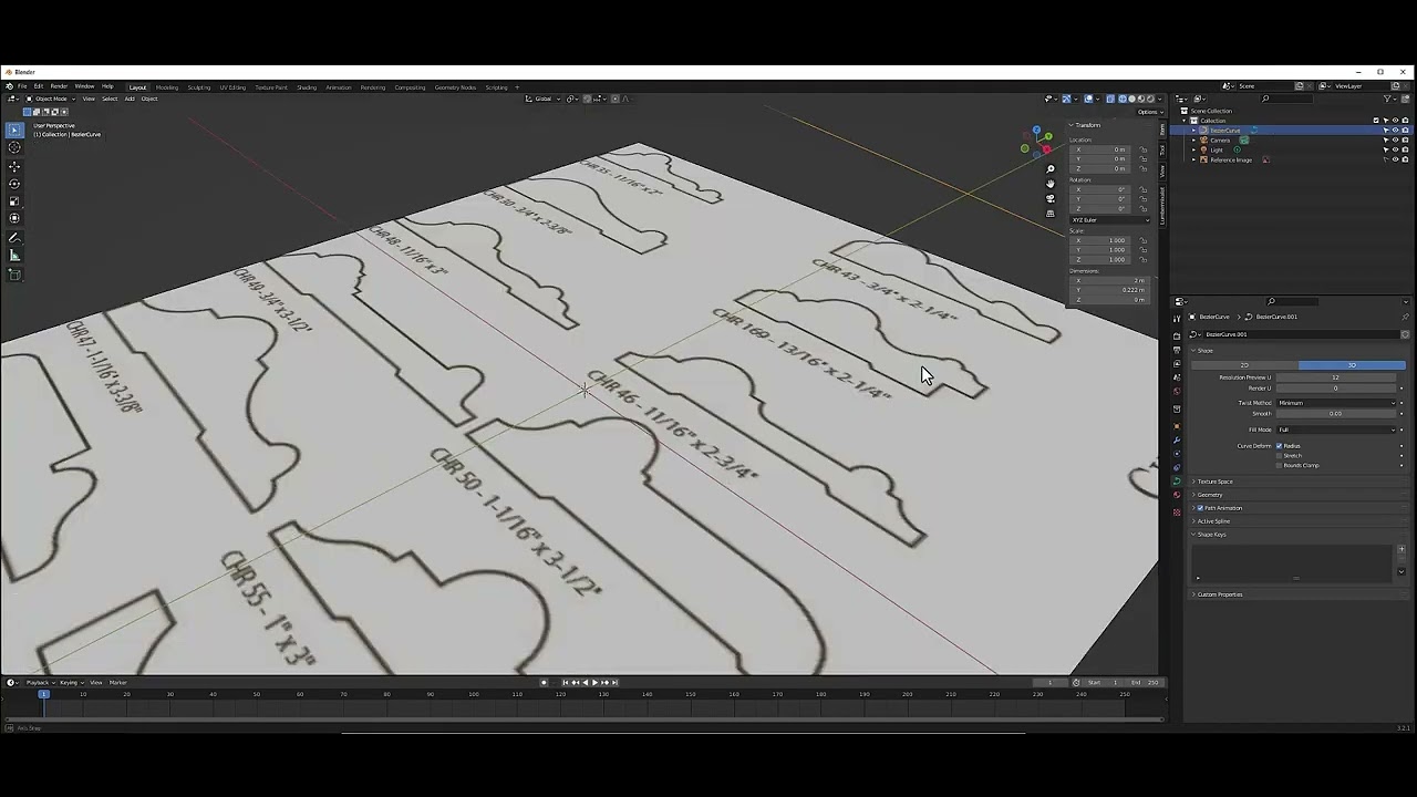 Game Dev Everyday Day 98: Blender Picture Frame Using Curve Pen - YouTube