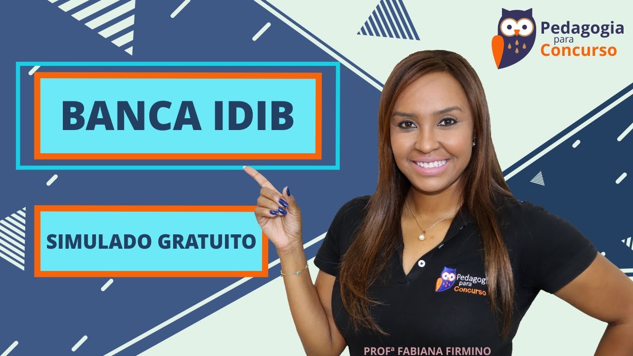 Simulado Banca IDIB | Pedagogia para Concurso - YouTube