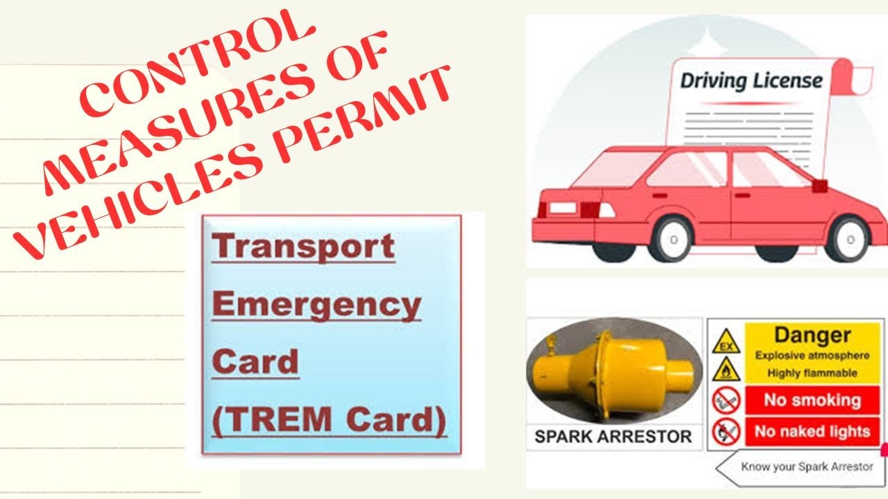 Safety Toolbox Talk No 207 Control measures of Vehicles Permit - YouTube