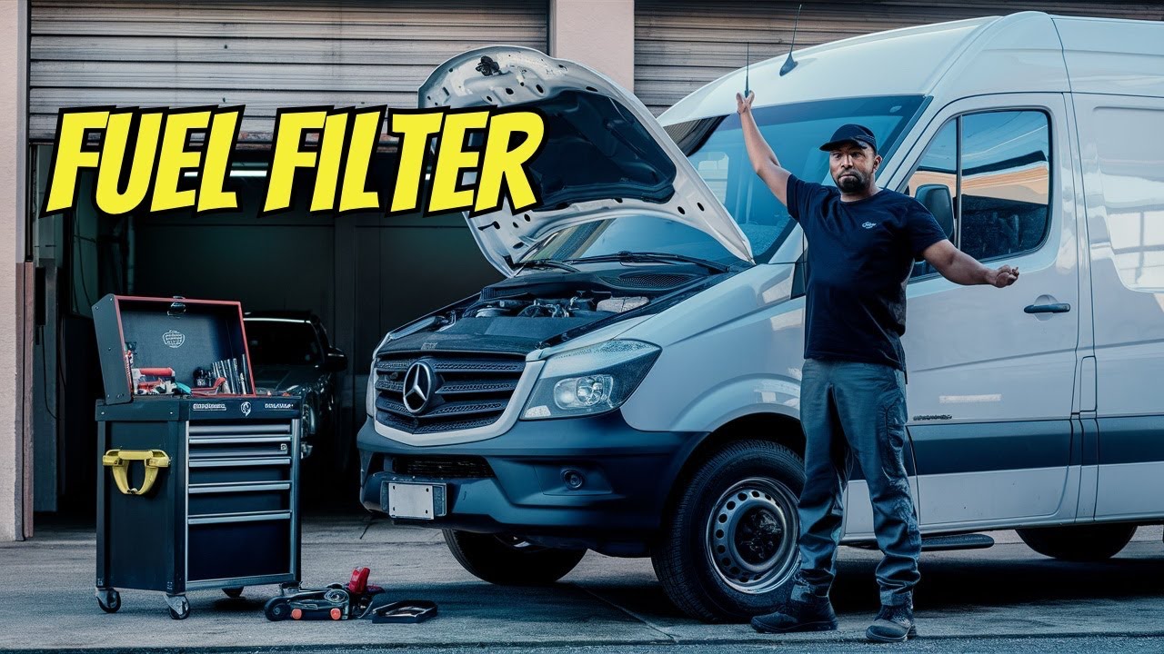 2008 - 2018 Mercedes Sprinter Fuel filter replacement - YouTube