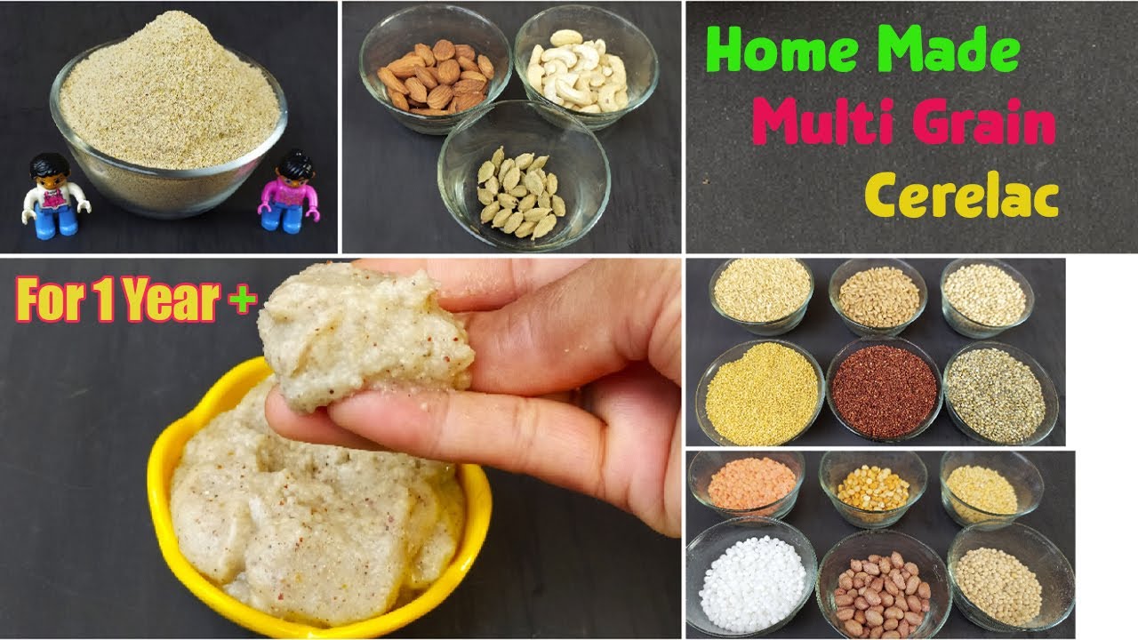 Baby Brain Booster| Multigrain cerelac| home made cerelac| Baby Food ...