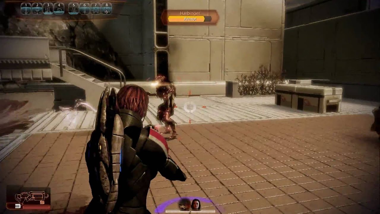 [HD] Mass Effect 2 - Insanity Vanguard Owns Scion and Harbinger with ...