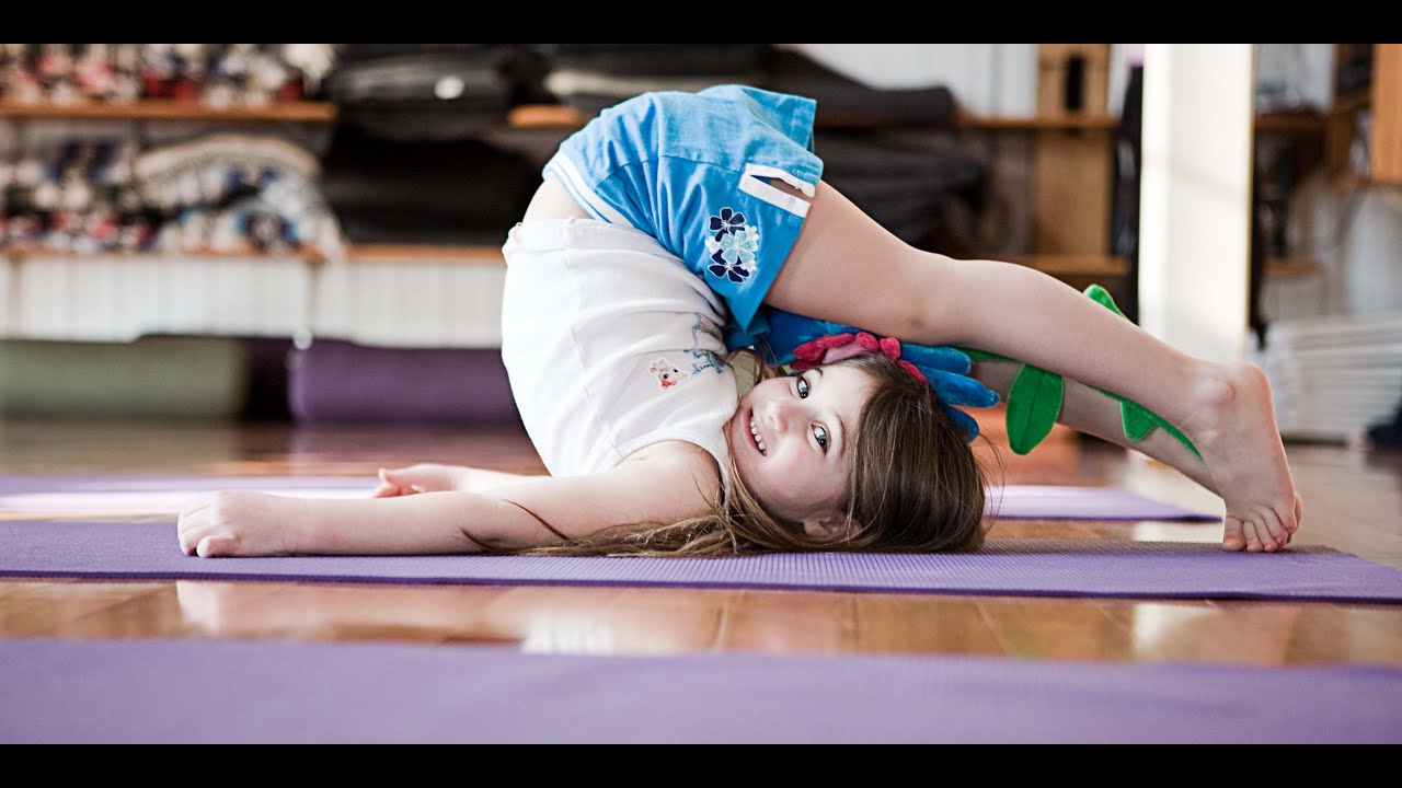 The yoga and talent challange of kids , yoga, gym practice - YouTube