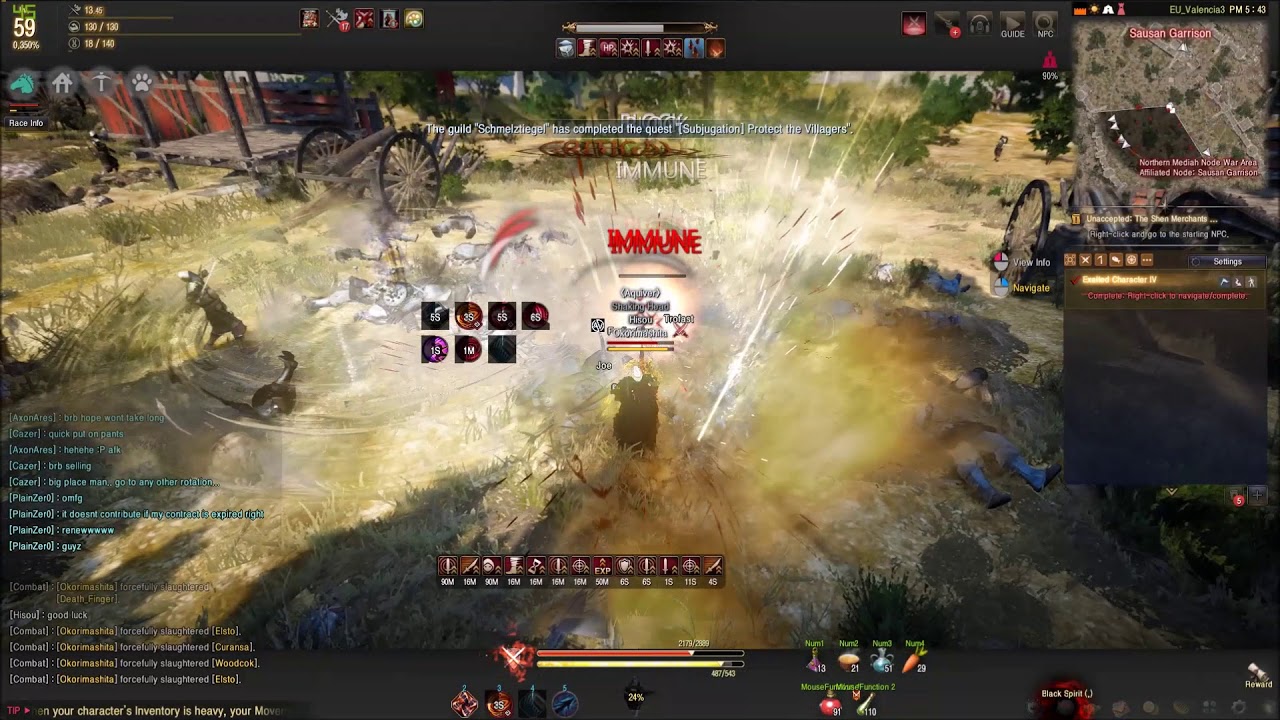 BDO: Warrior 1v4 at Sausans - YouTube