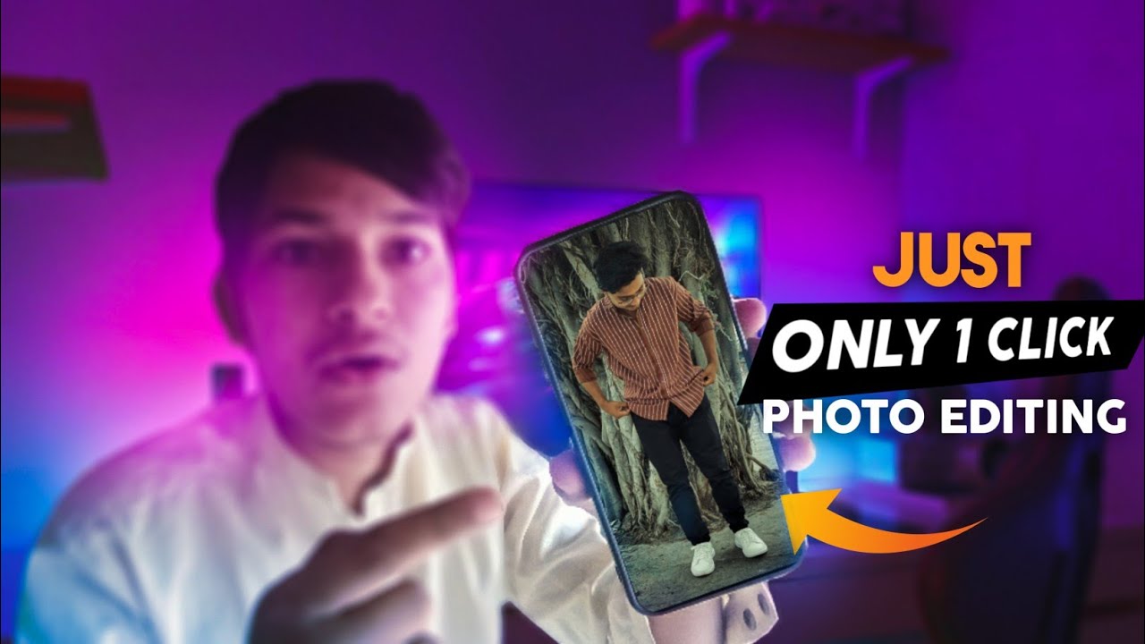 One Click Photo Editing 100 % work || How To Edit Photo in one Click || The Umar Editz || 🔥 ...