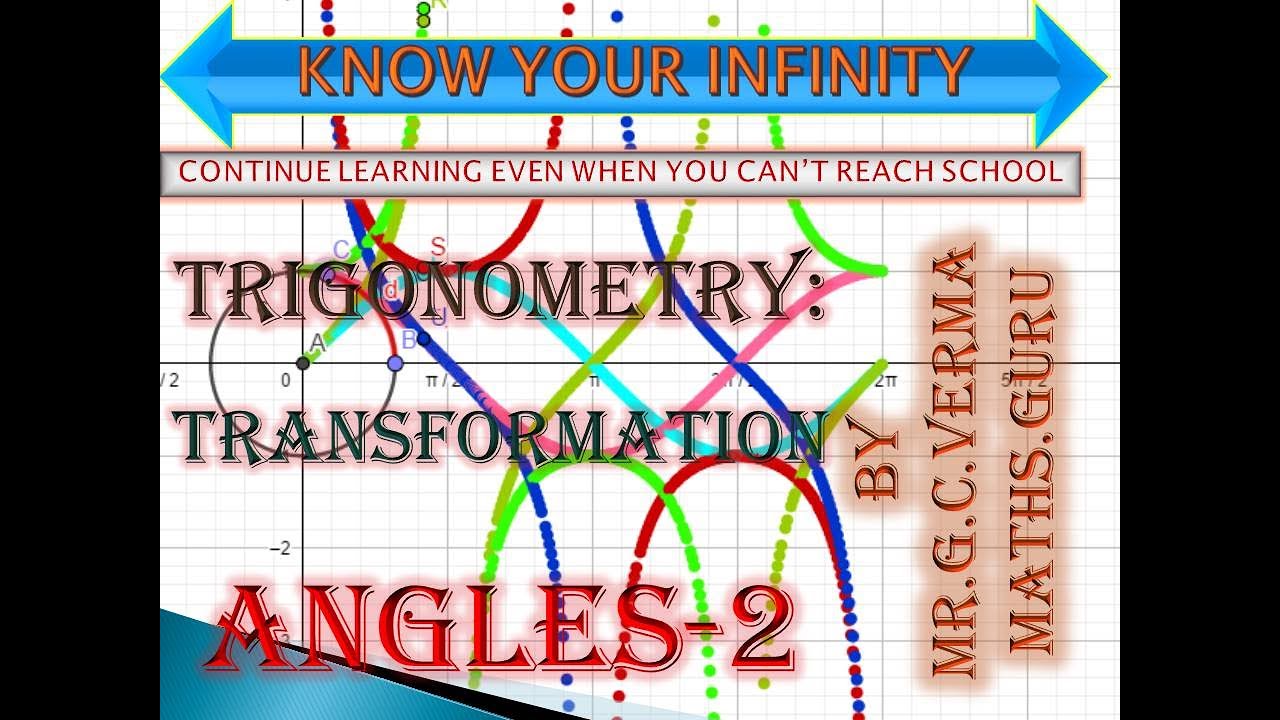 TRIGONOMETRY:PROBLEMS OF TRANSFORMATION ANGLES - YouTube