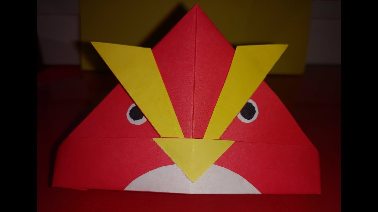 How to Make a Paper Angry Bird - YouTube