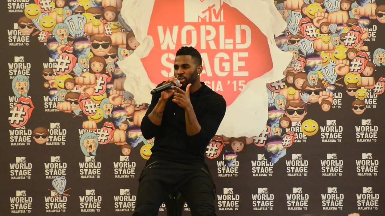 Press Interview with Jason Derulo @ MTV World Stage Malaysia 2015 # ...