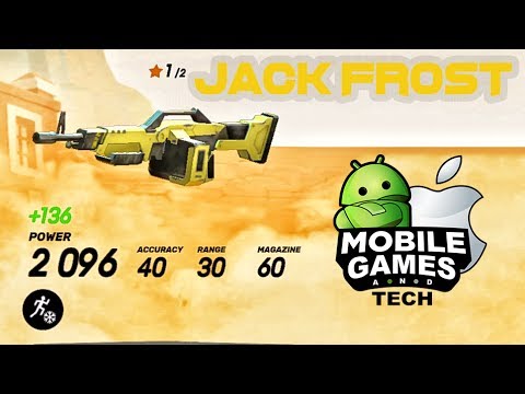 JACK FROST machine gun weapon Guns Of Boom Gameplay - YouTube