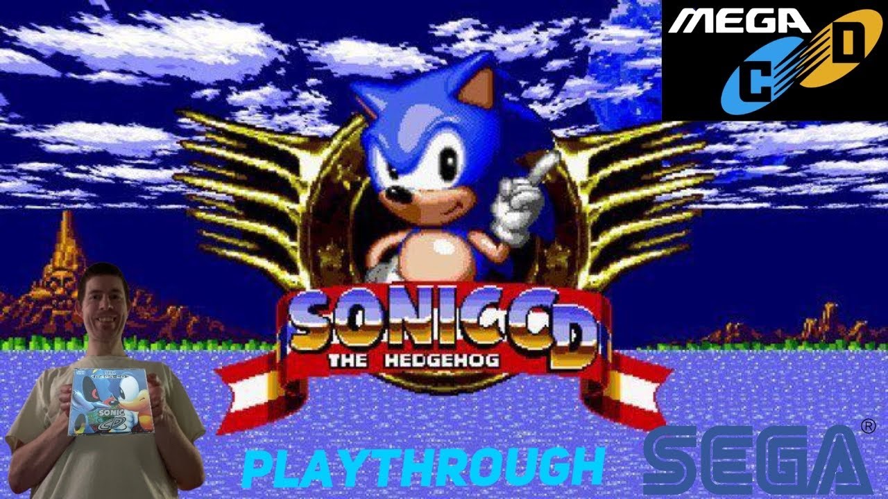 Sonic CD - Mega CD Playthrough 1993 Europe Using Debug Mode Good Ending 60fps - YouTube