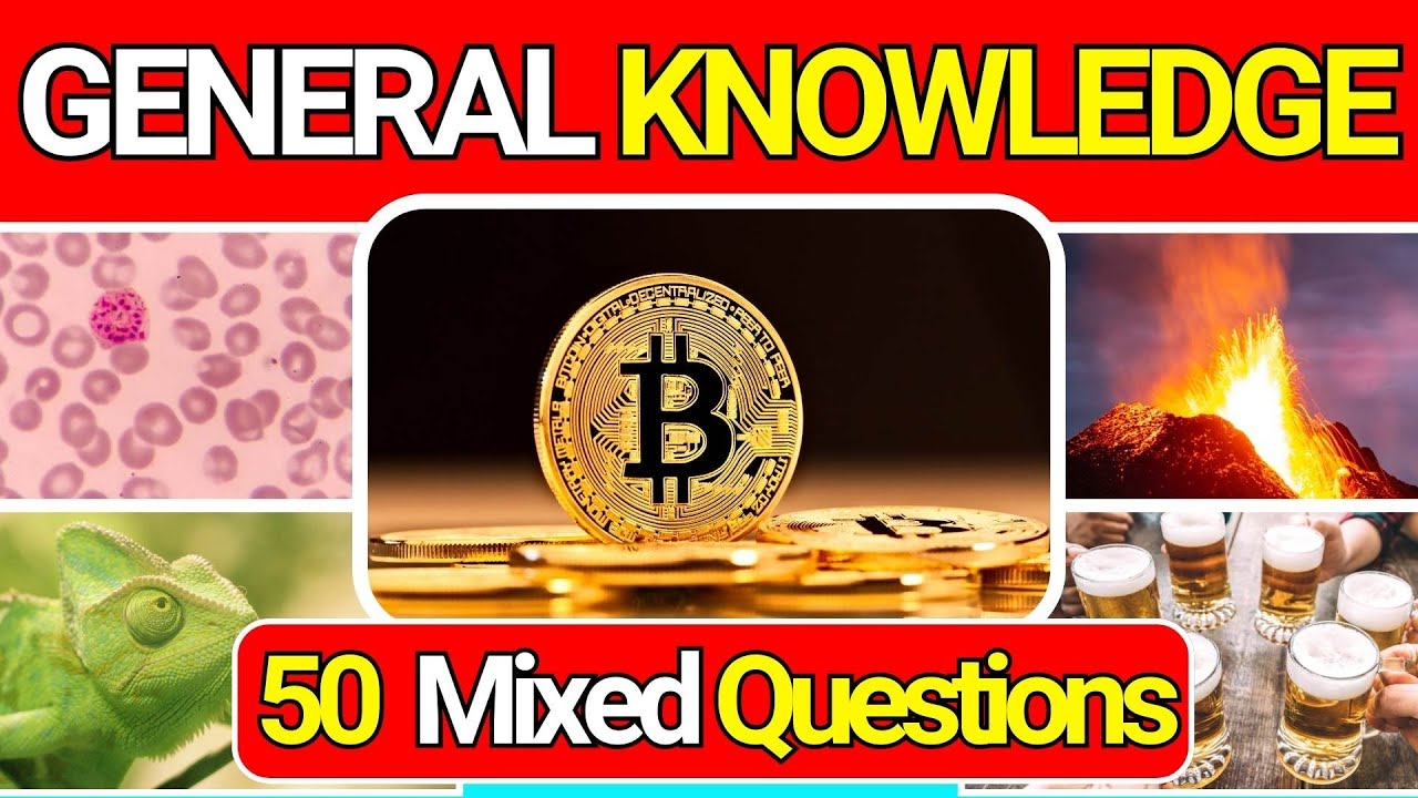 General Knowledge Quiz Trivia 40 📚💡| Can You Answer All 50 Questions ...