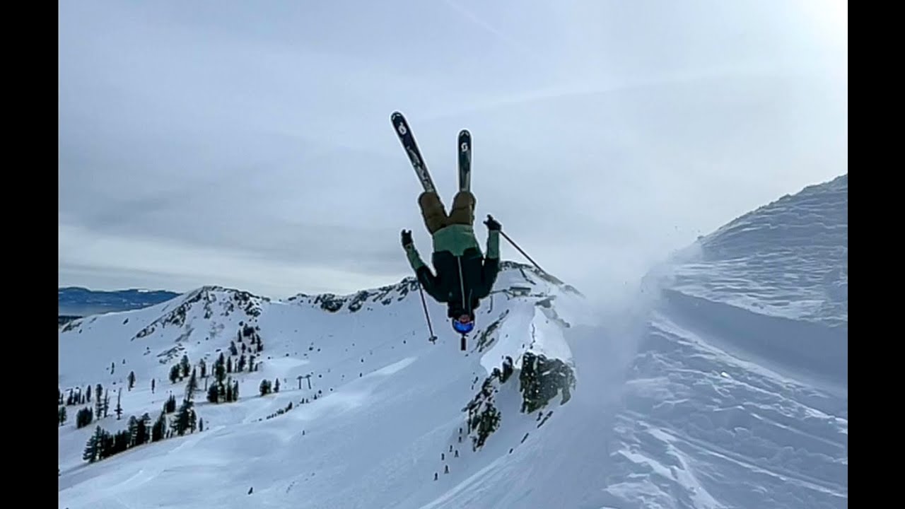 Throwing Backflips Off the A Fox Jump on Mainline Pocket at Palisades ...
