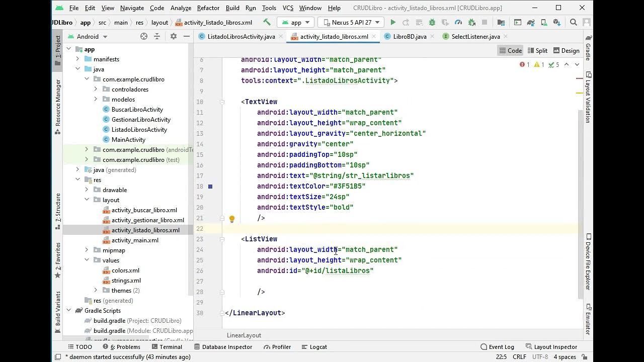 6 CRUD SQLite en Android con Java - YouTube