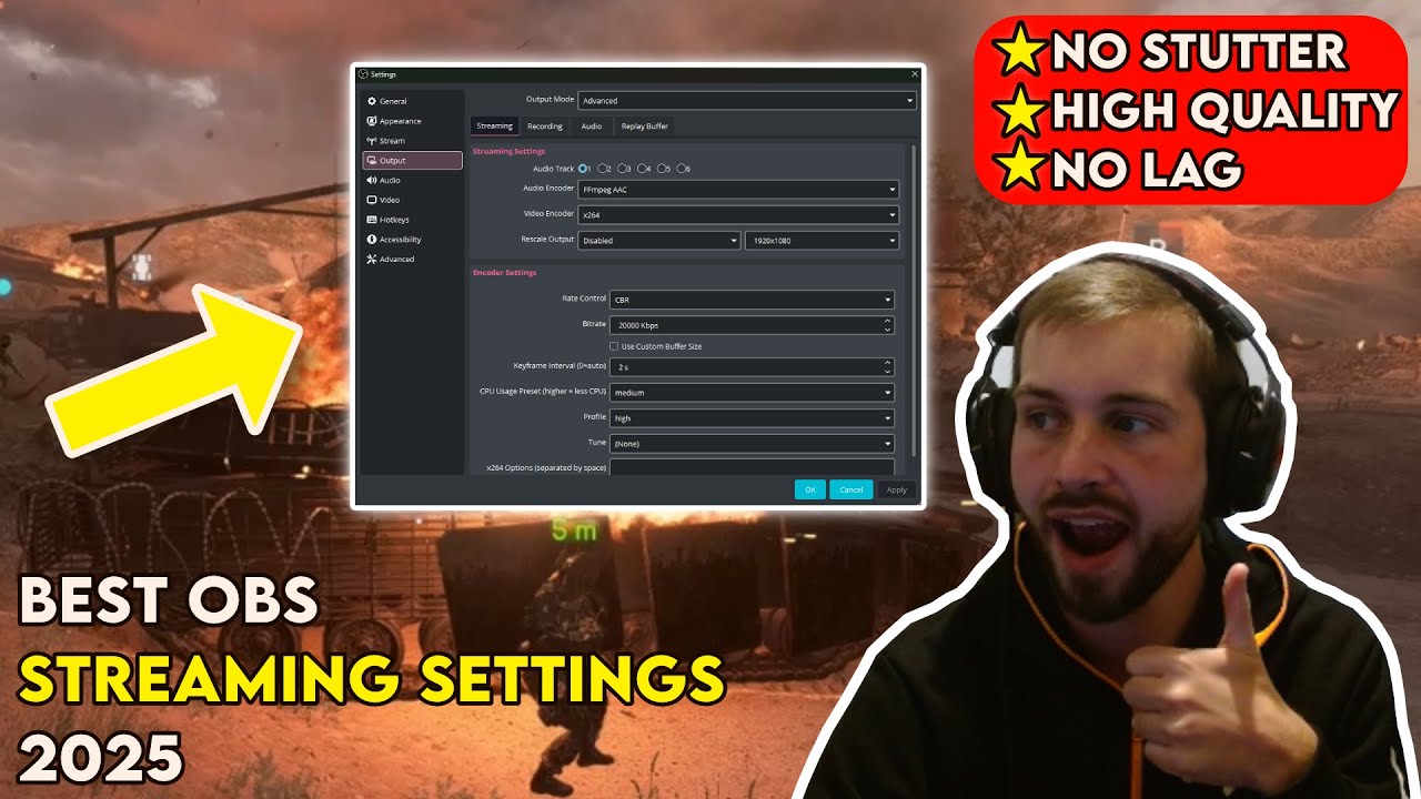 Best OBS Streaming Settings 1080p 60FPS – Updated 2026 Guide - YouTube