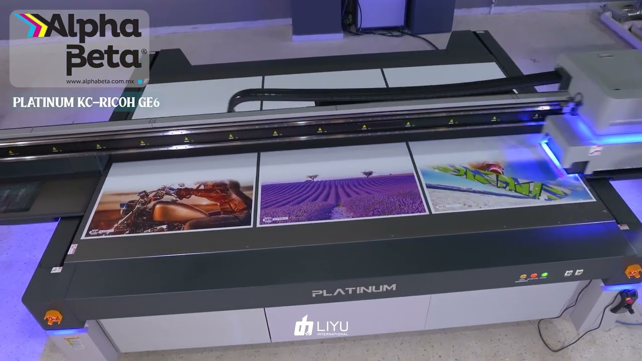 Platinum KC XL RICOH GEN6 Liyu Printer - YouTube