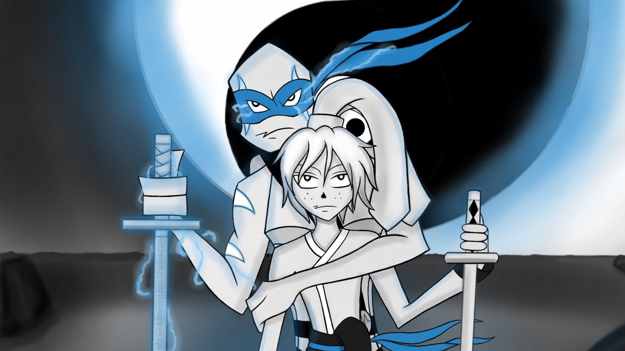 Rise TMNT LeoSagi, Yin Yang inspired speed draw - YouTube