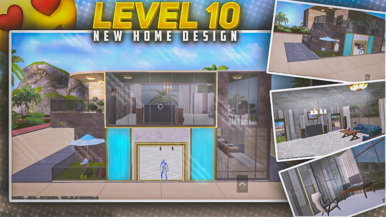 Pubg Mobile home building |Pubg home level 10| Pubg mobile best home ...