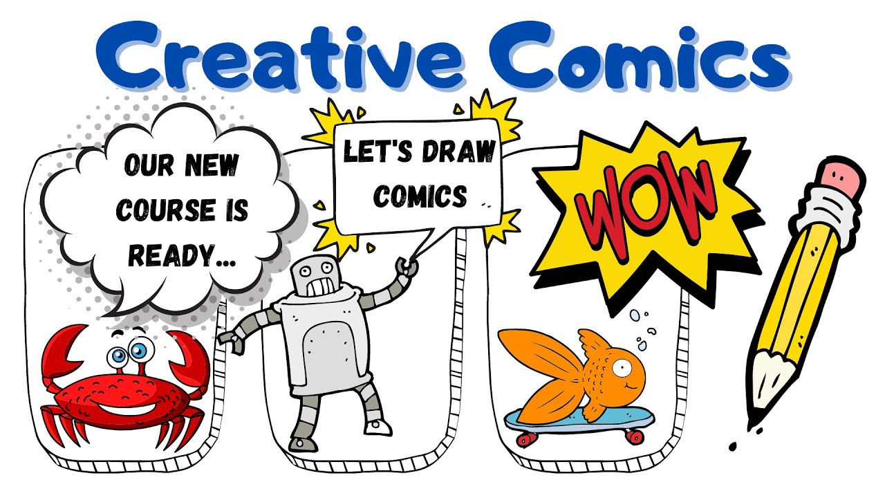 How to draw comics - YouTube
