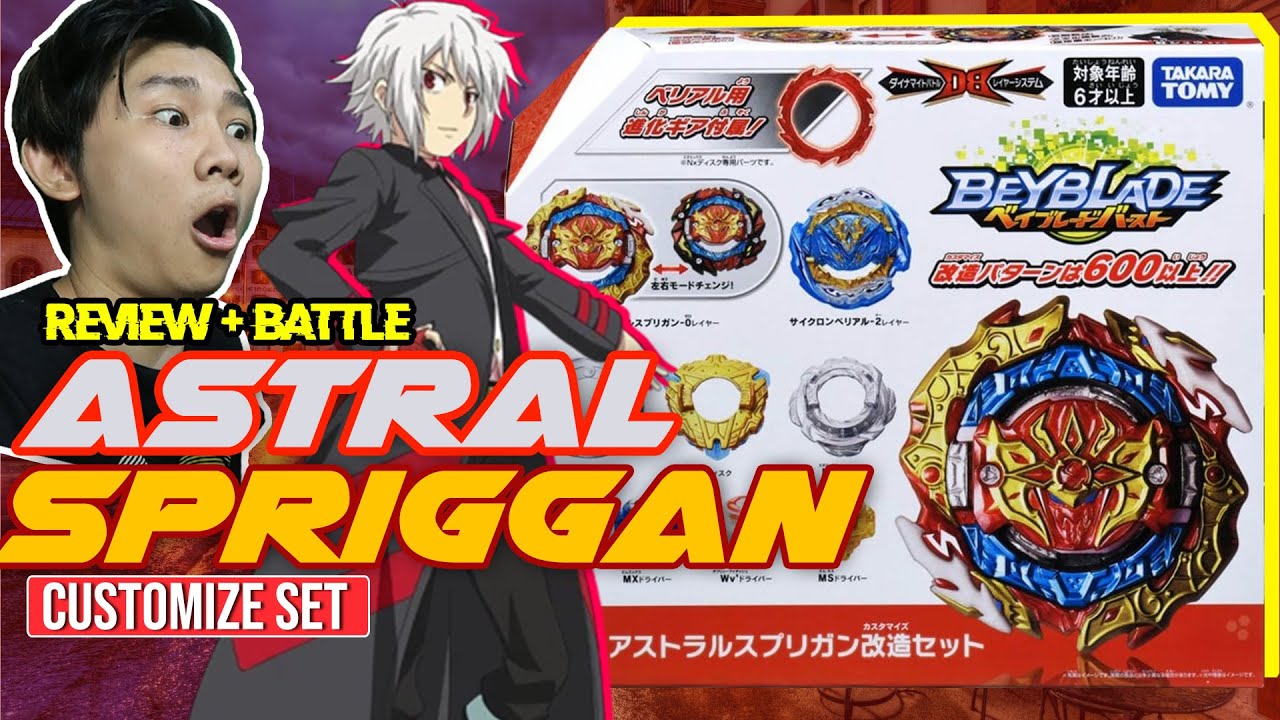 BIKIN RATUSAN BEYBLADE HANYA DENGAN INI! Astral Spriggan Customize Set ...