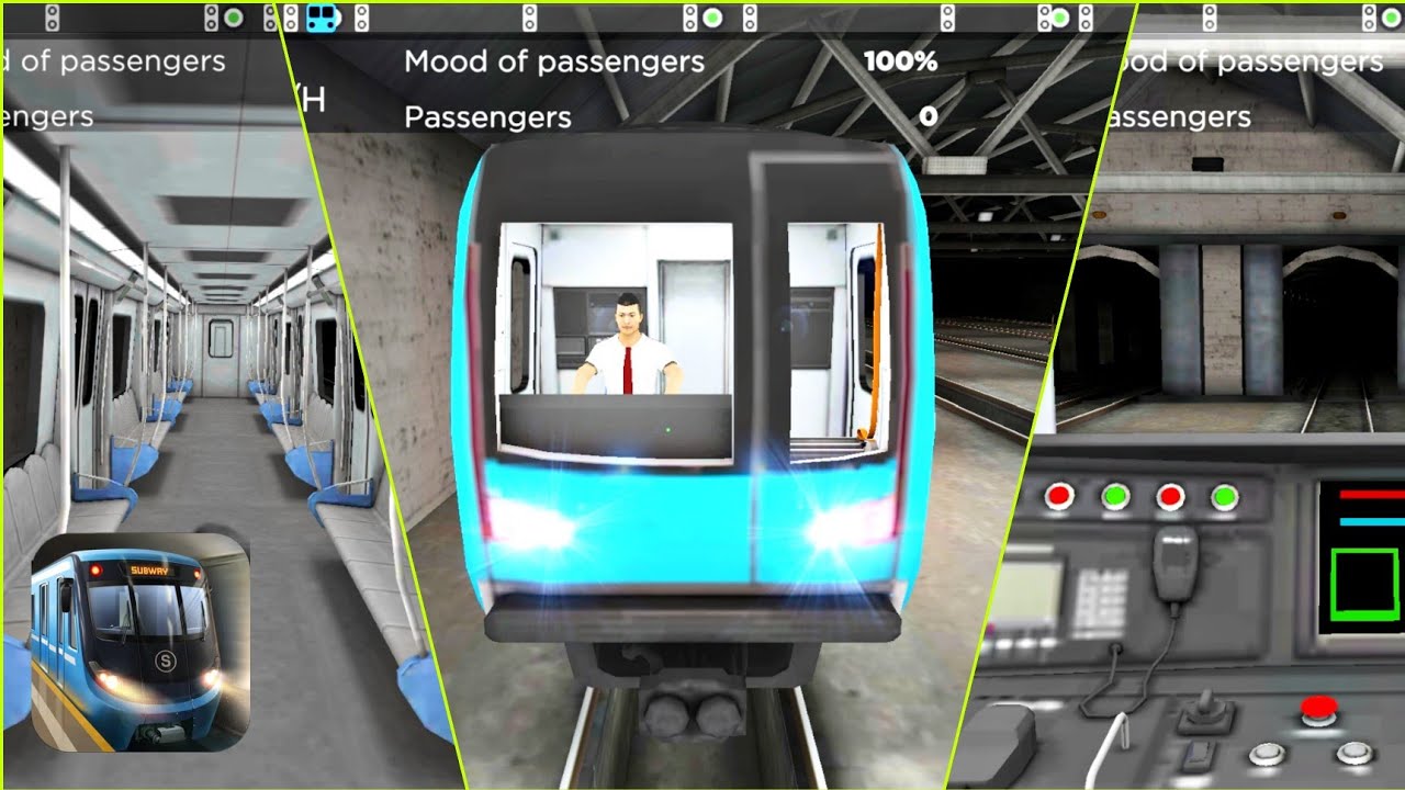 SUBWAY SIMULATOR 3D Passenger mode GAMEPLAY FULL DETAILS|MUST WATCH ...