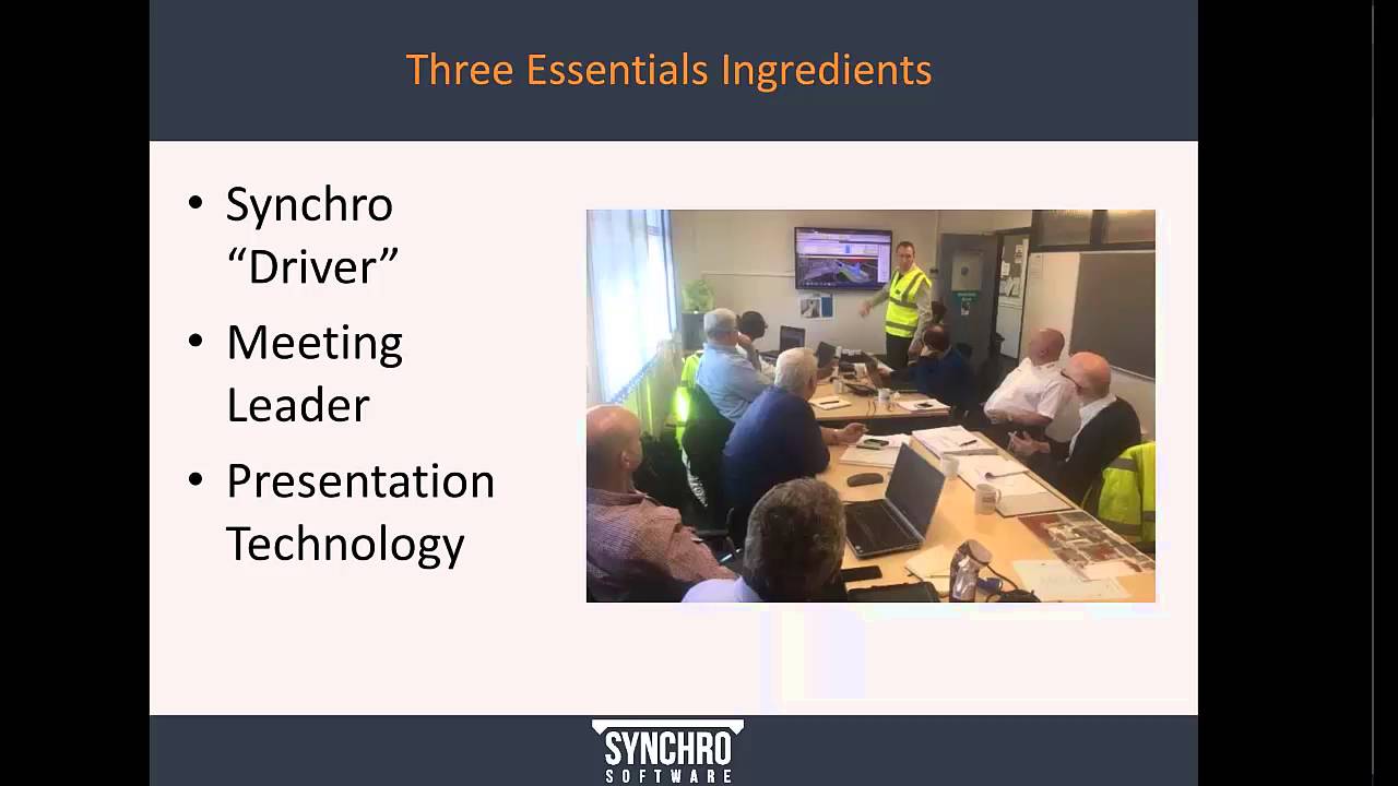 Webinar: How to lead progress review meeting using Synchro PRO - YouTube