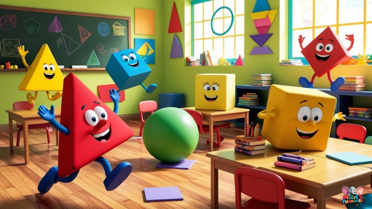 Shapes Song | Nursery Rhymes & Kids Songs - YouTube