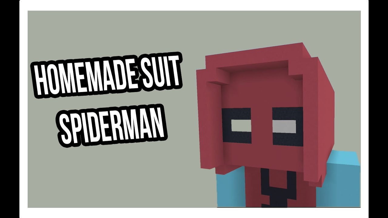 Minecraft | How to Build Homemade Suit Spider-Man - YouTube