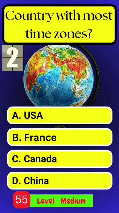 Time Zone Challenge | Geography 55 #geographyquiz #funlearning #quiz ...