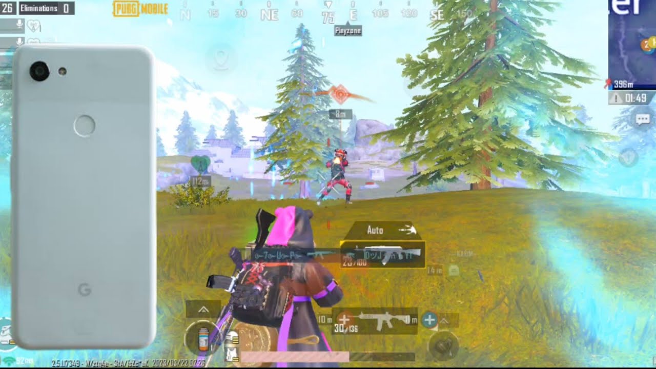 Google pixel 3a PUBG test || Graphics test with Fps meter || XD Master ...